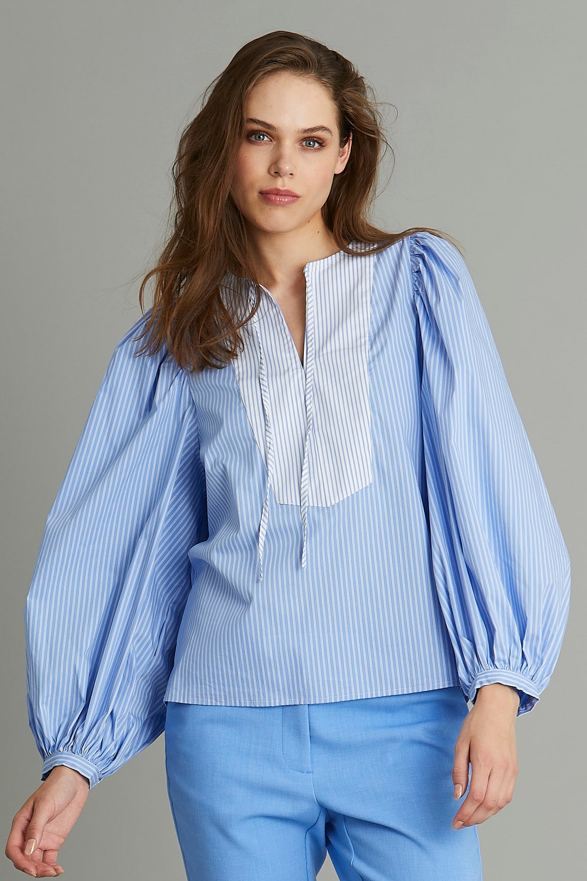 New Philippe blouse - Aqua – RUE de FEMME